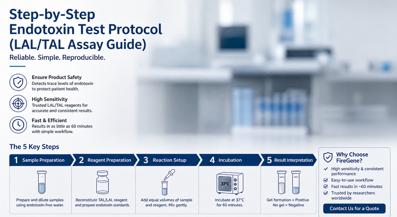 Step-by-Step Endotoxin Test Protocol (LAL/TAL Assay Guide)